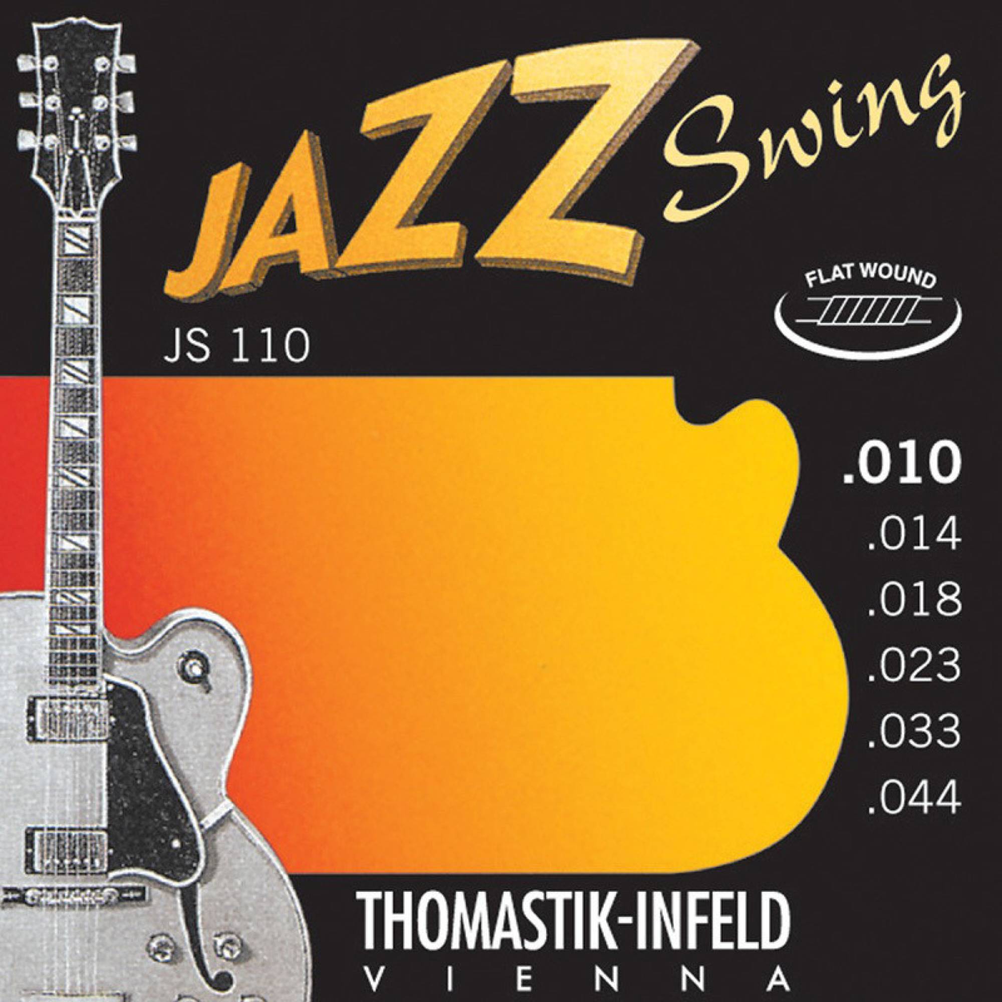 Струни для електрогітари Thomastik-Infeld JS110 Jazz Swing Extra Light ...
